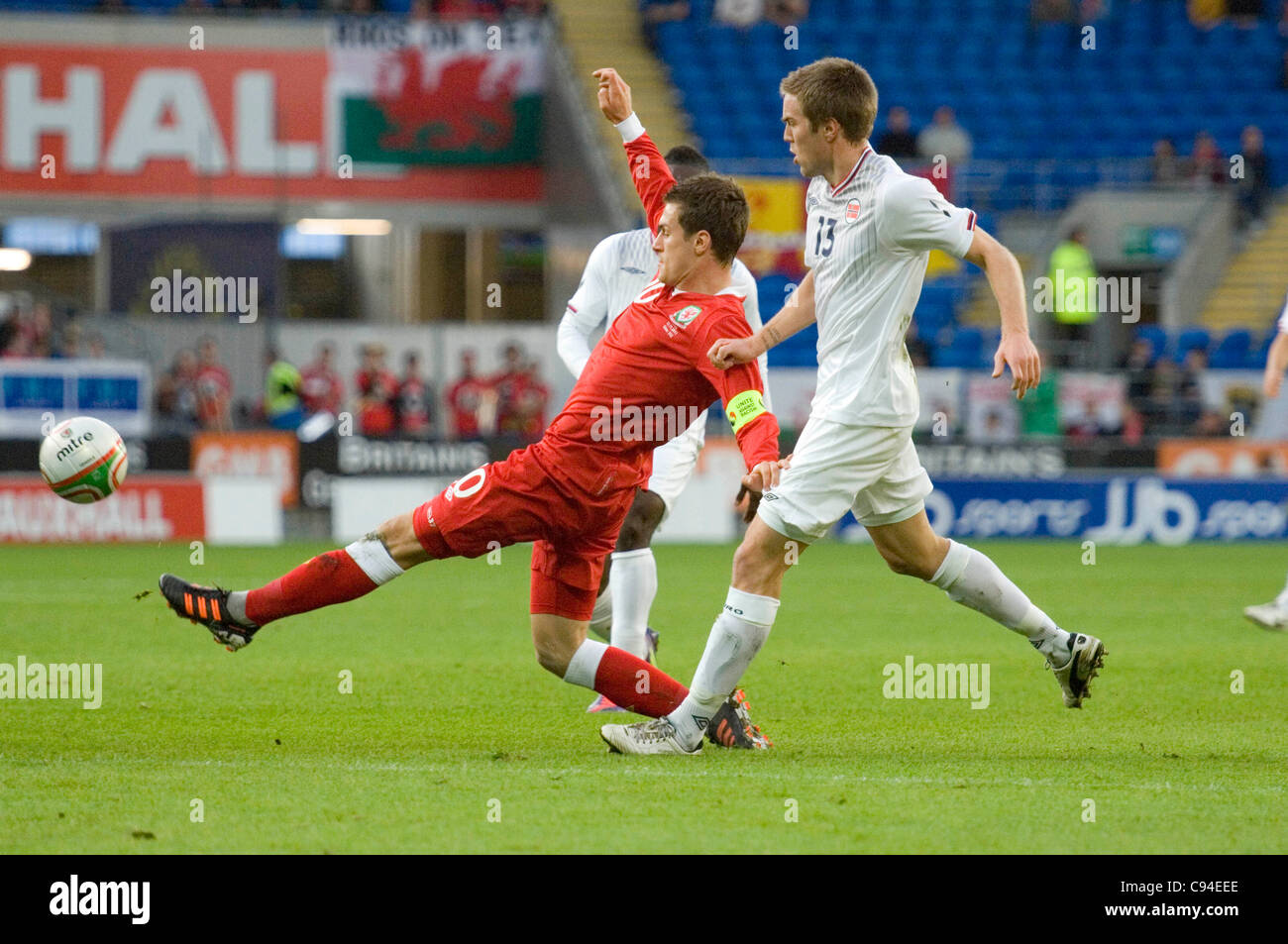 Wales captain aaron ramsey hi-res stock photography and images - Alamy
