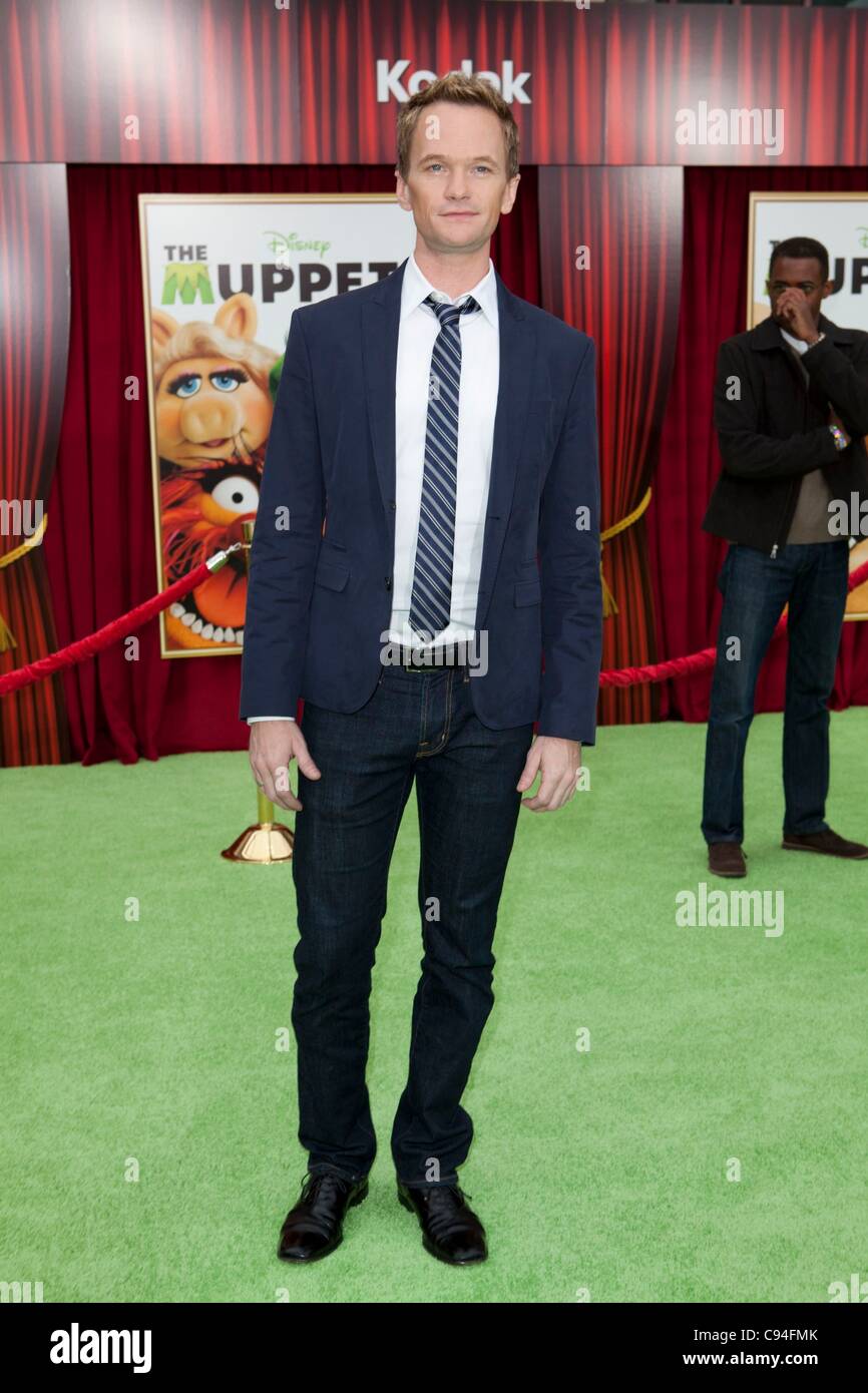 Neil Patrick Harris at arrivals for THE MUPPETS Premiere, El Capitan Theatre, Los Angeles, CA ...