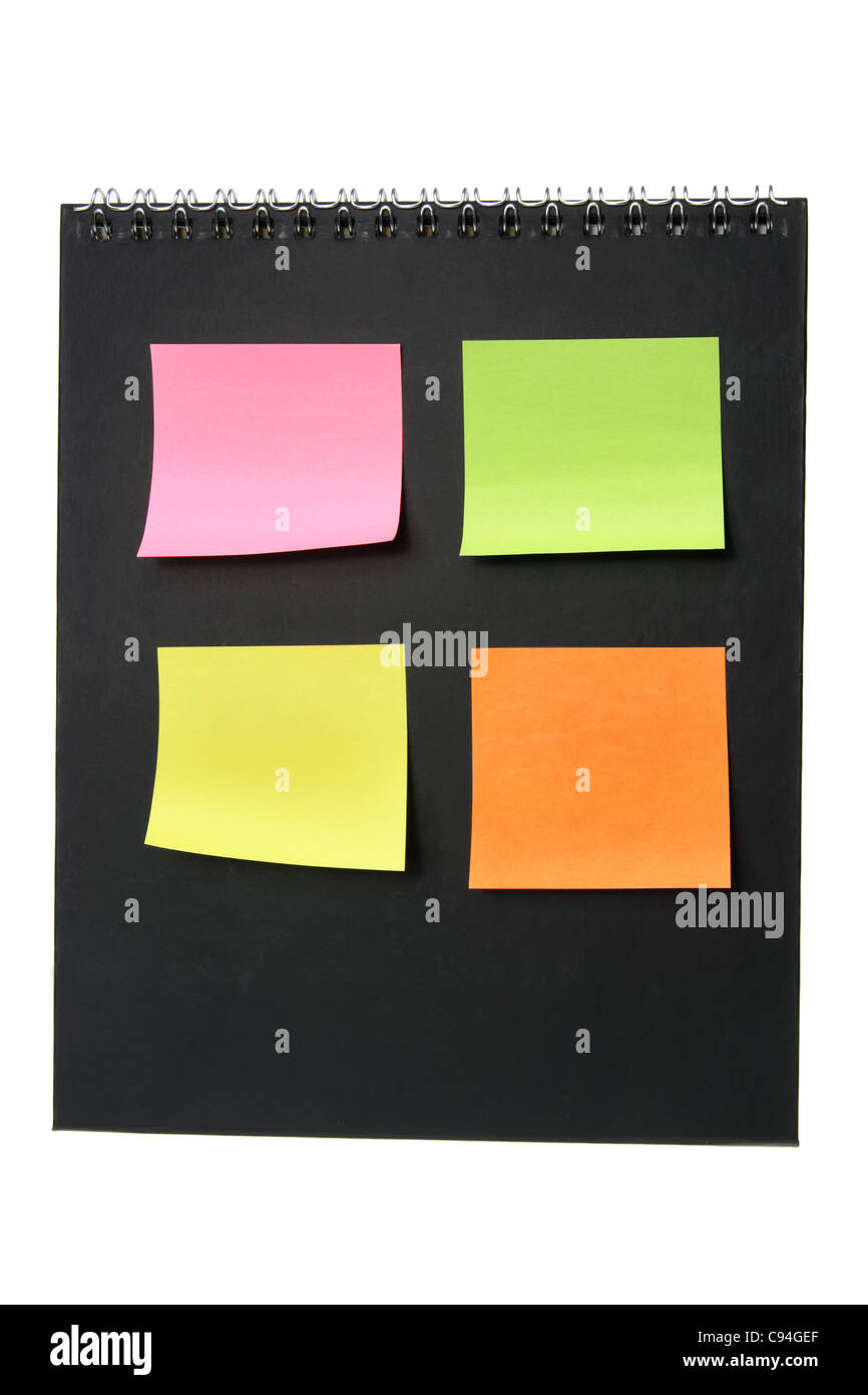 Adhesive Note Papers Stock Photo - Alamy