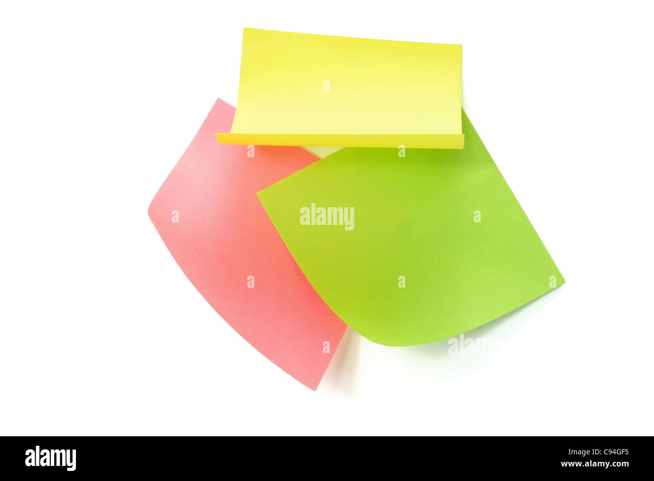 Blank post it note cut out Cut Out Stock Images & Pictures - Alamy