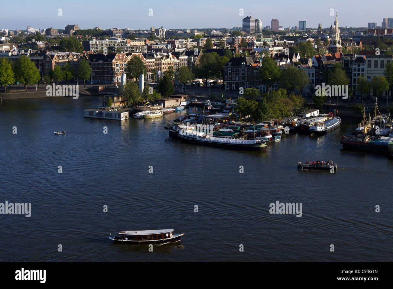 Aerial view of Amsterdam Stock Photo - Alamy