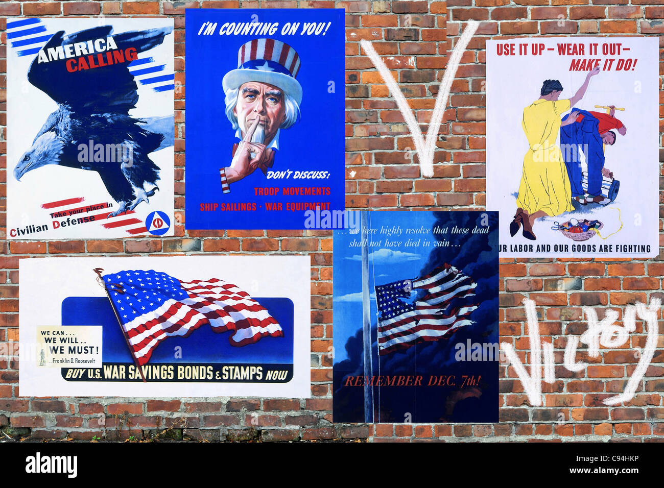 Educational wartime poster hi-res stock photography and images - Alamy