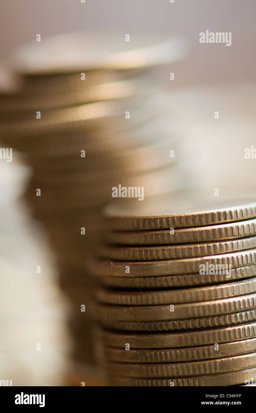 Financial balance gold coins hi-res stock photography and images - Alamy