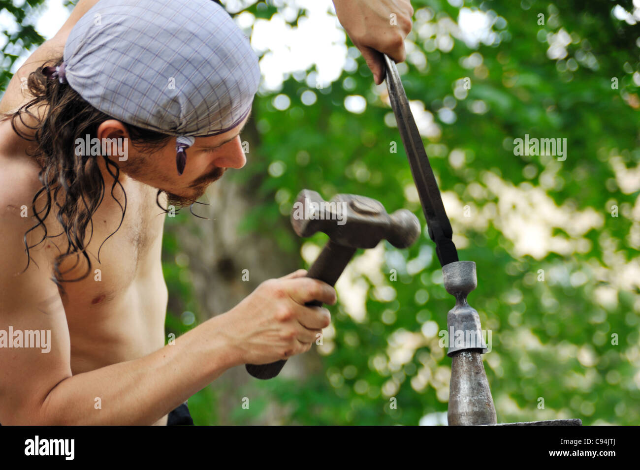 Iron age blacksmith hi-res stock photography and images - Alamy
