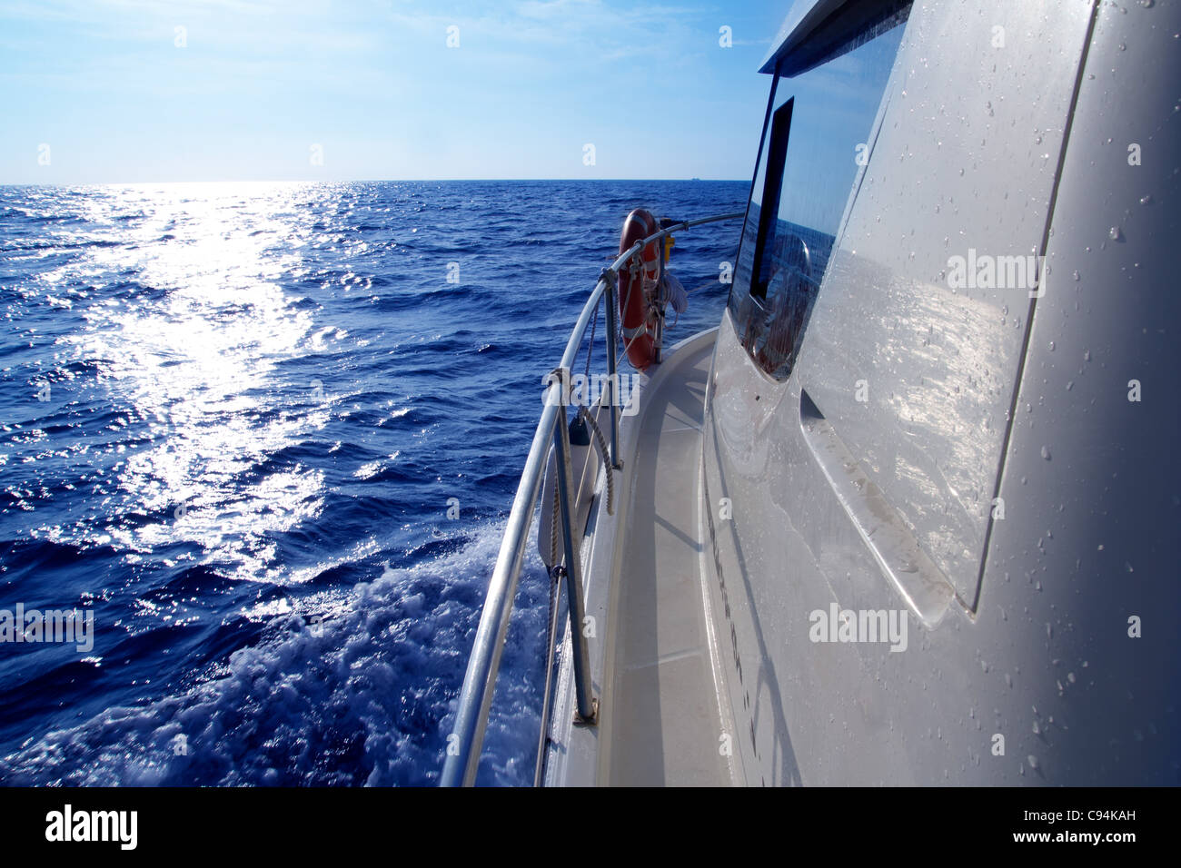 Dark blue boat hi-res stock photography and images - Alamy
