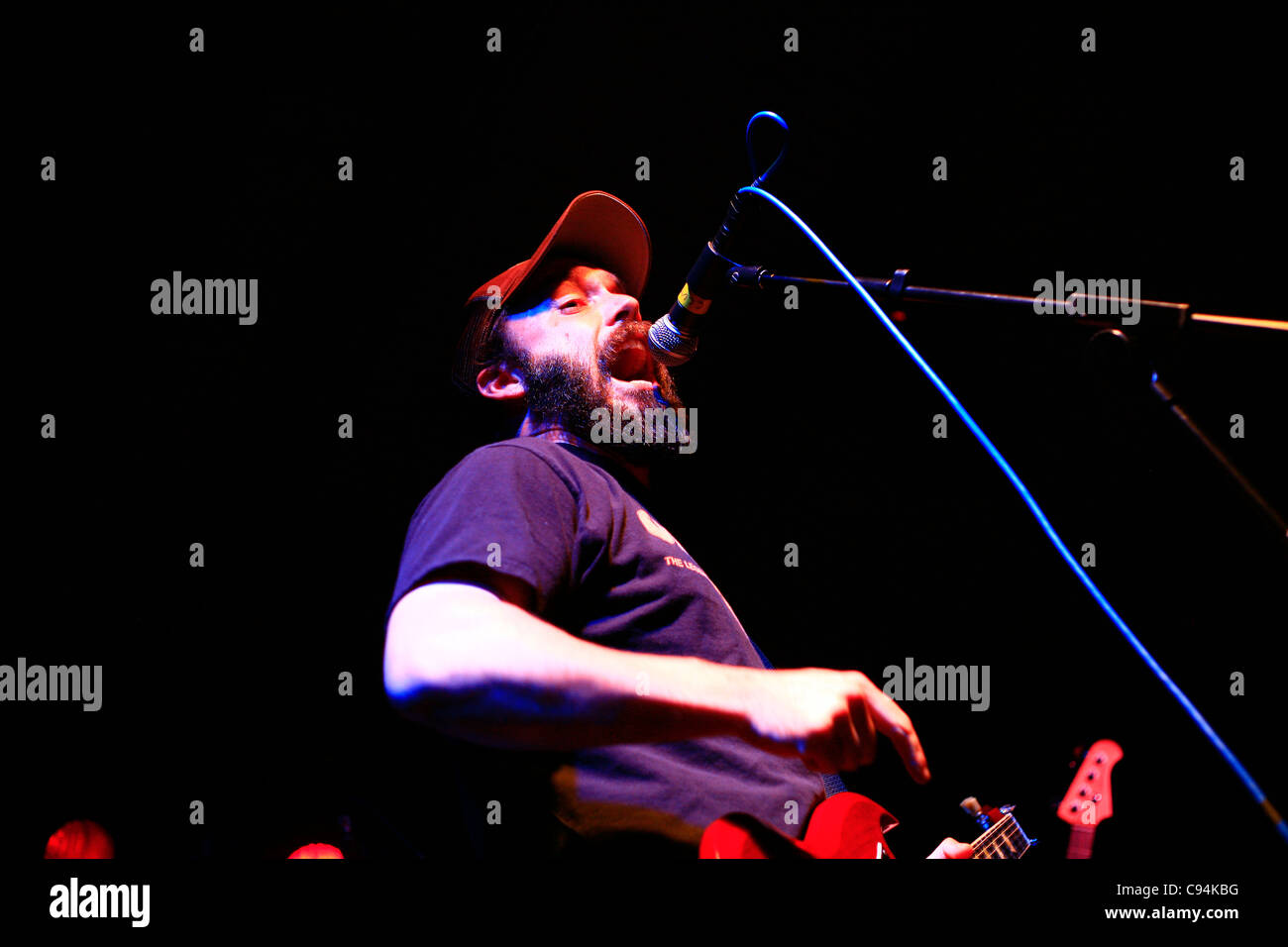 Neil Fallon from the band Clutch performing live at the Cockpit, Leeds ...