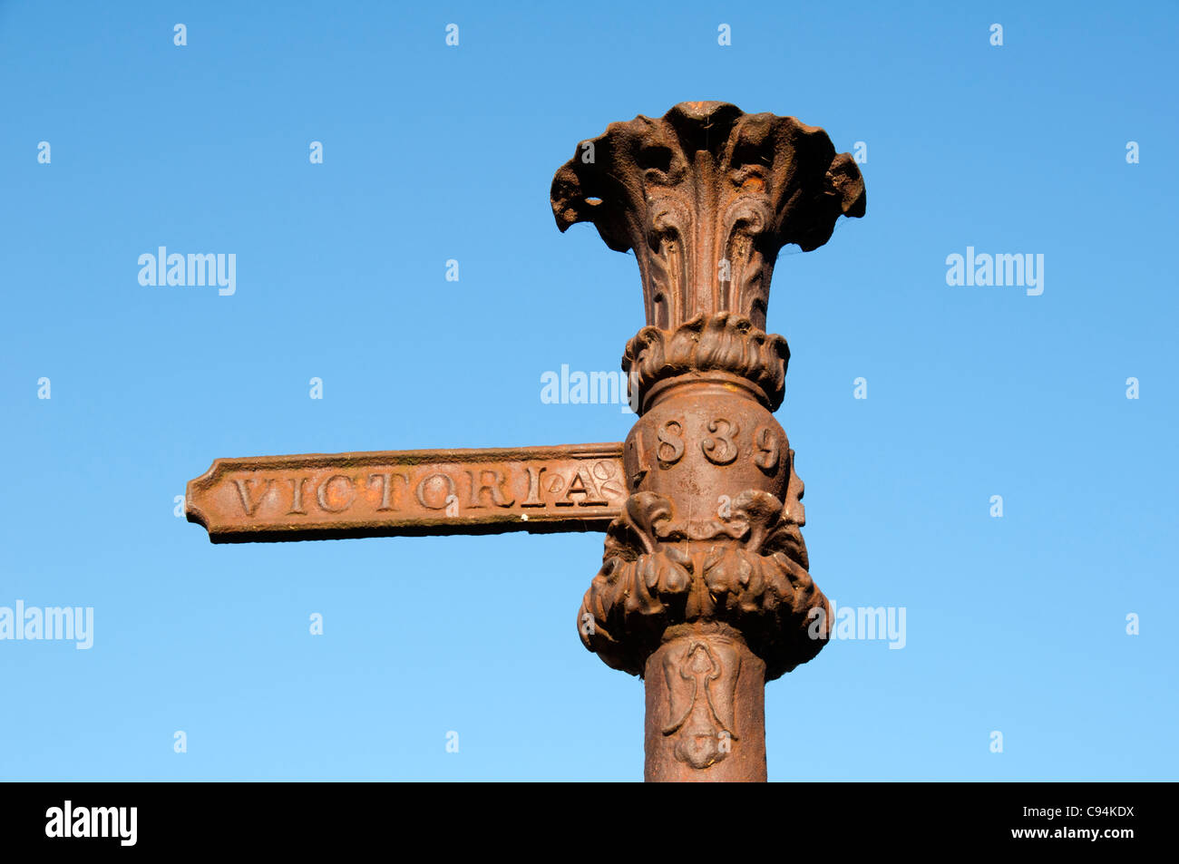 Victorian sign hi-res stock photography and images - Alamy