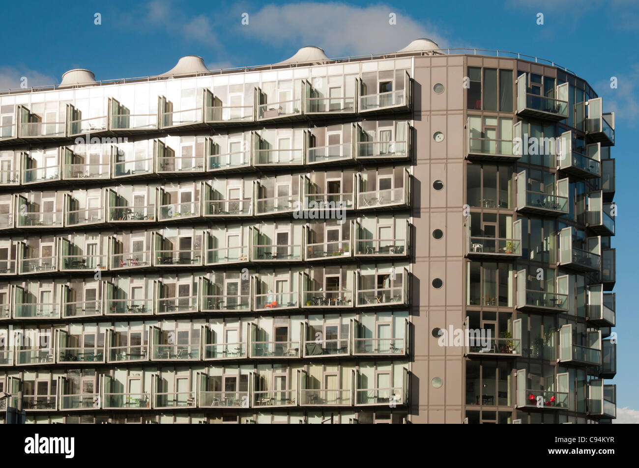 The Abito apartment block, Greengate, Salford, Manchester, England, UK ...