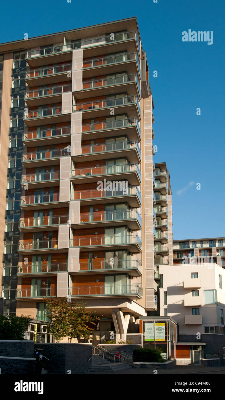 One of the Spectrum Apartment blocks, Blackfriers Road, Salford ...