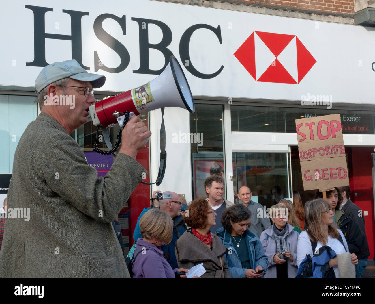 Hsbc protest hi-res stock photography and images - Alamy