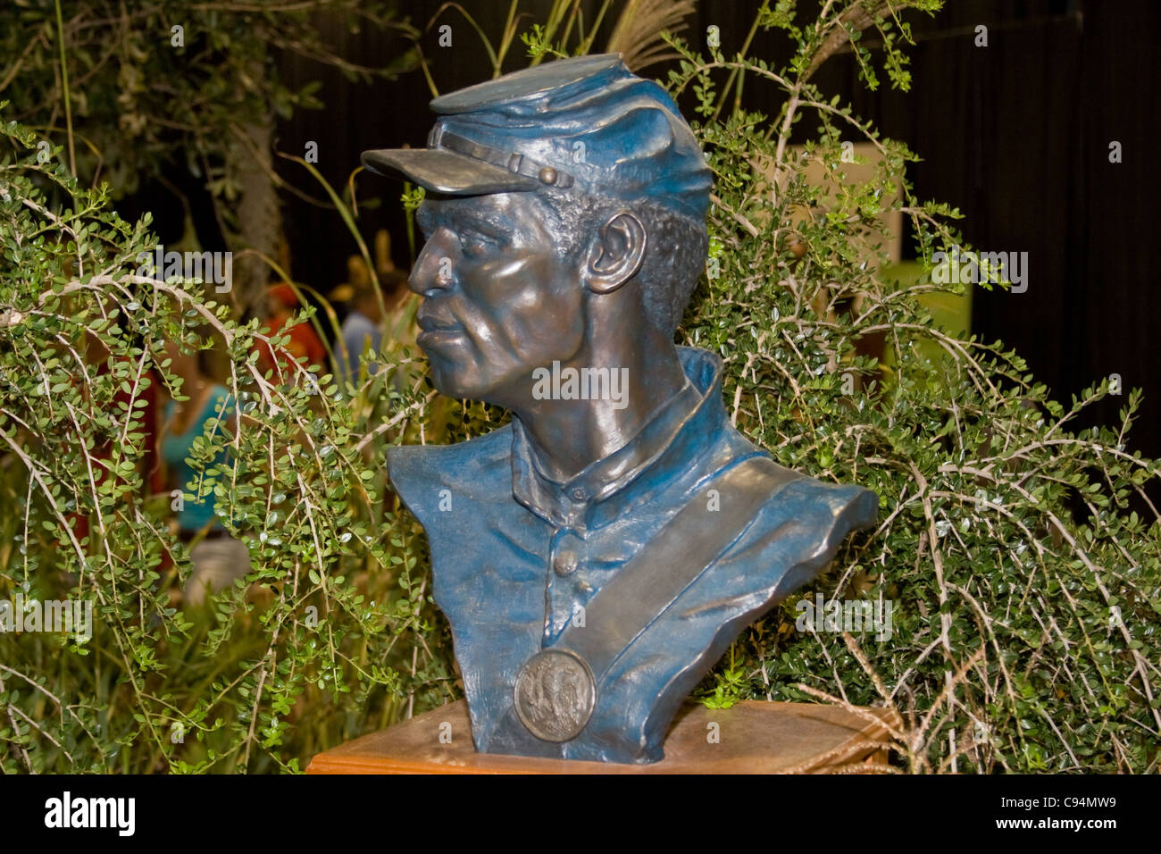 Bust Of A Soldier Stock Photo - Alamy
