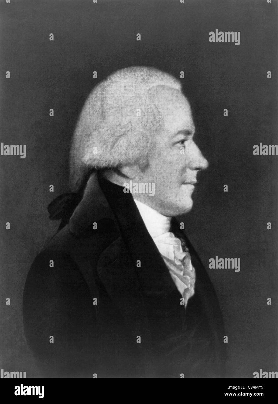 Vintage portrait of American statesman and Founding Father Alexander ...