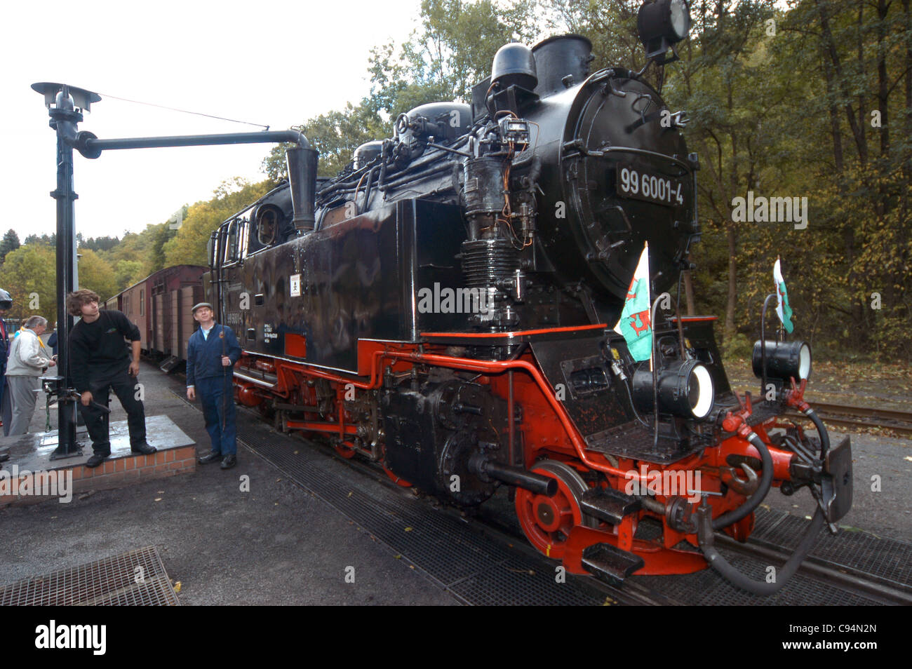 99 6001 is the only standard steam engine. Built in 1939 it is now in ...