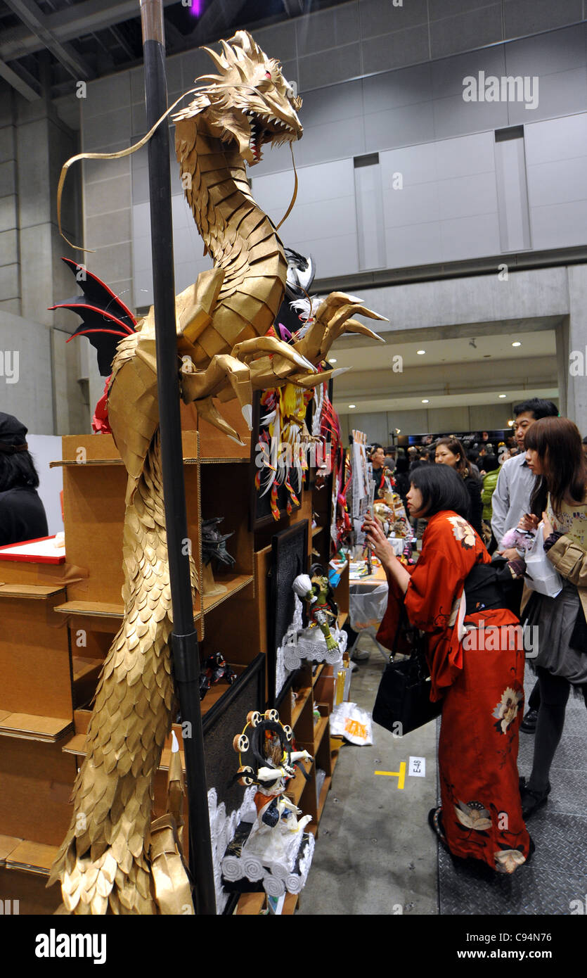 November 12, 2011, Tokyo, Japan - Exhibitors shows off their uniquely ...