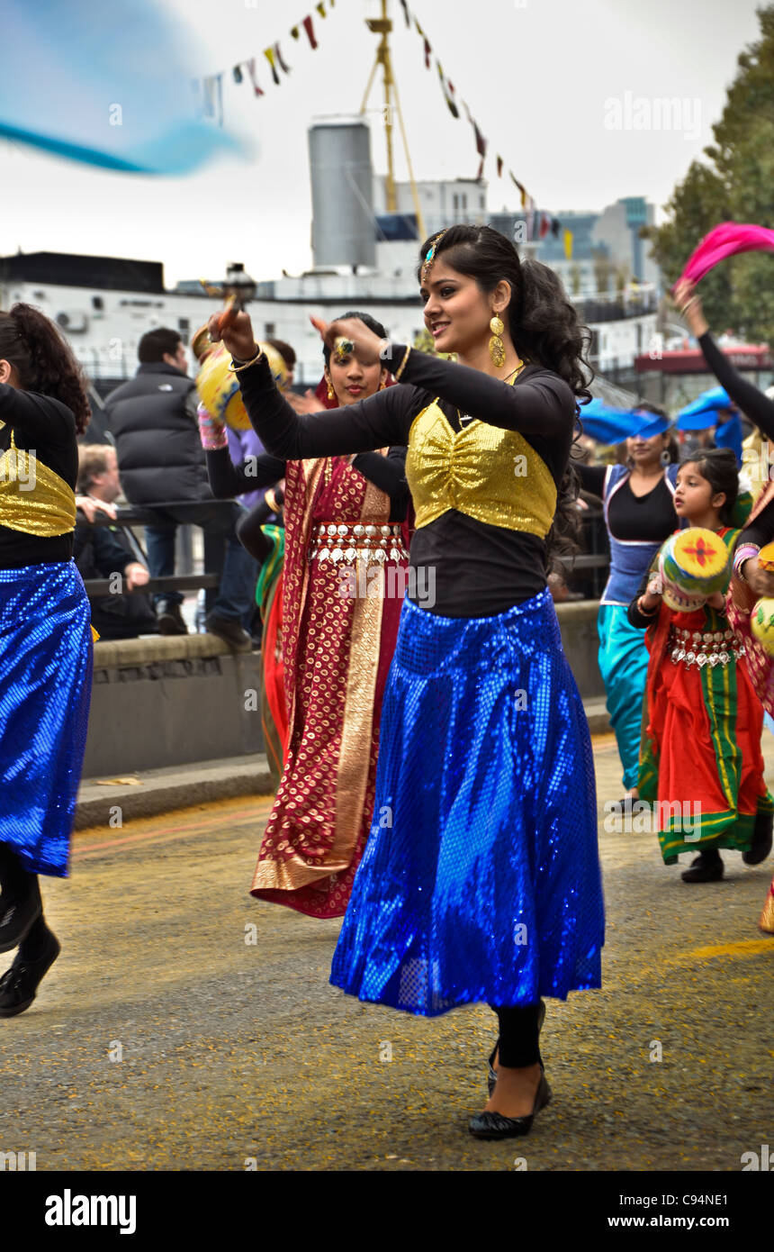 Dancer at London Lord Mayor Show 2011 Stock Photo - Alamy