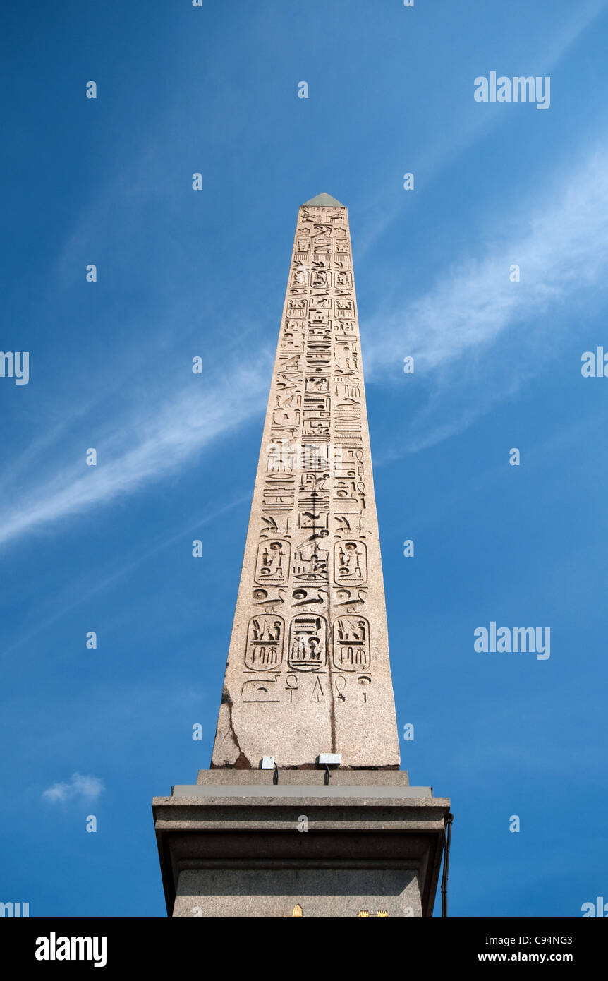 Place de la Concorde, obelisk, luxor,Paris France Stock Photo - Alamy