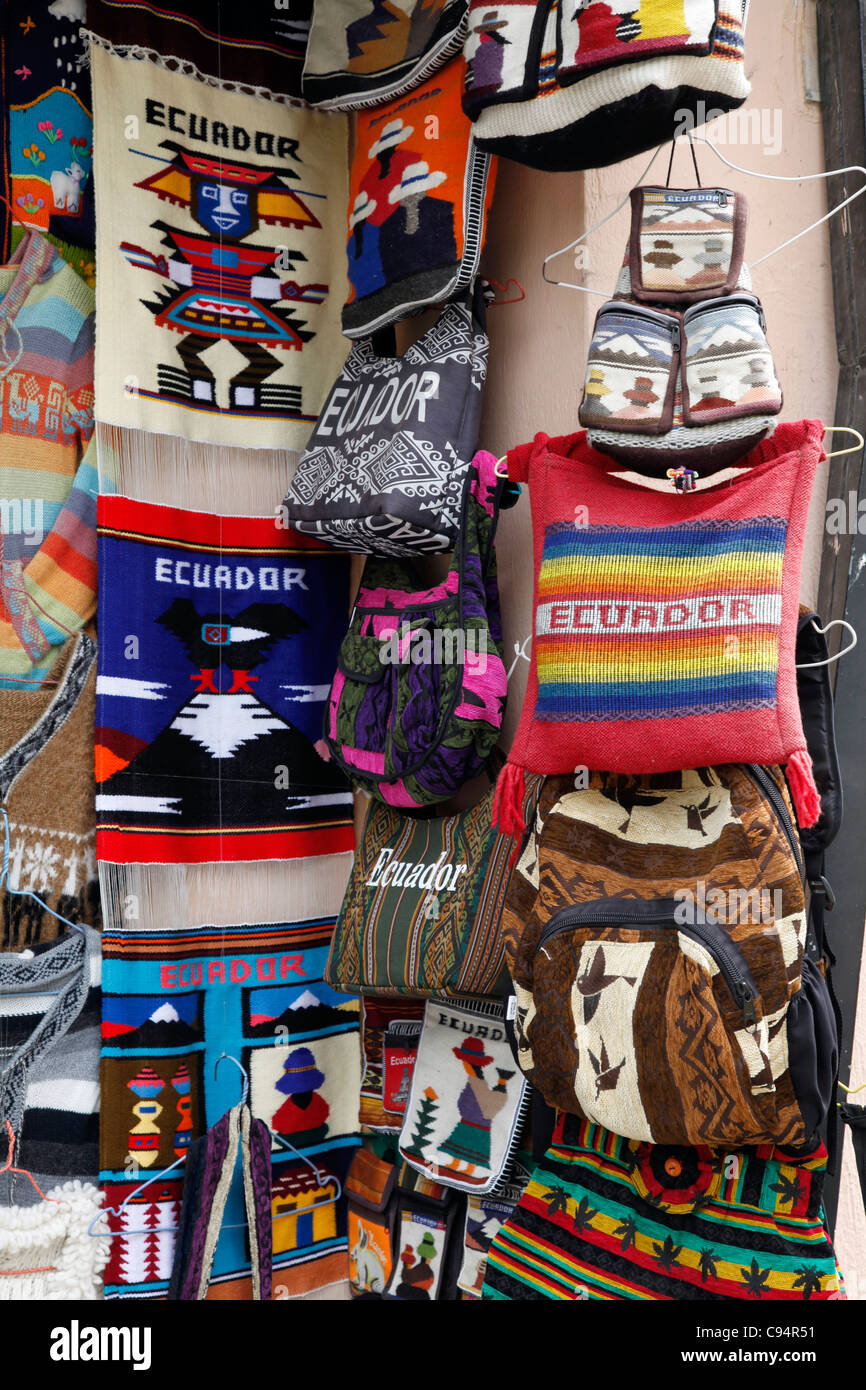 Traditional woven handicraft in Ecuador, South America Stock Photo - Alamy