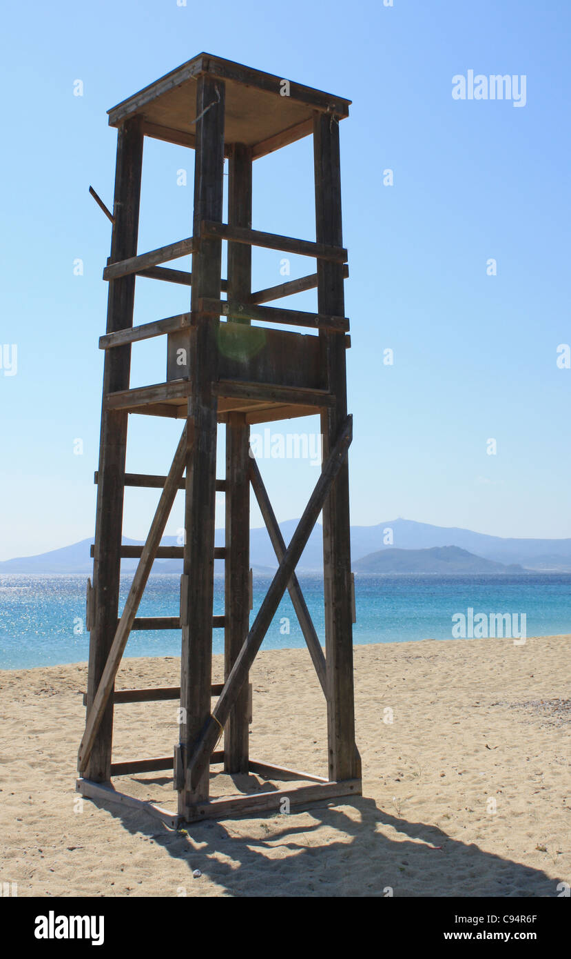 Lifeguard tower greece hi-res stock photography and images - Alamy