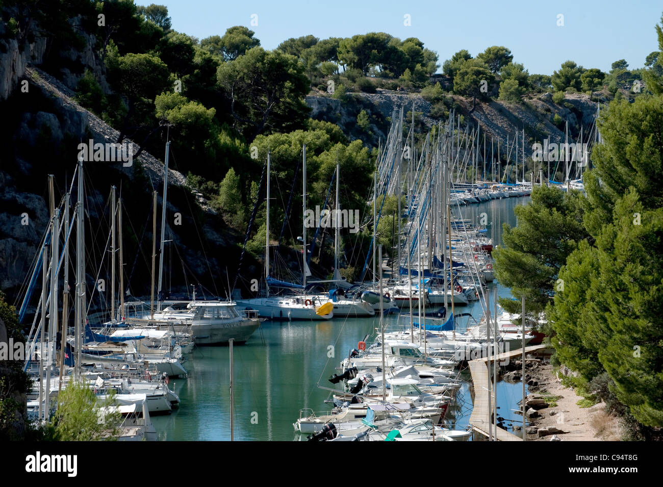 Les, Calanques, Port-Miou, Cassis, Provence, France Stock Photo - Alamy