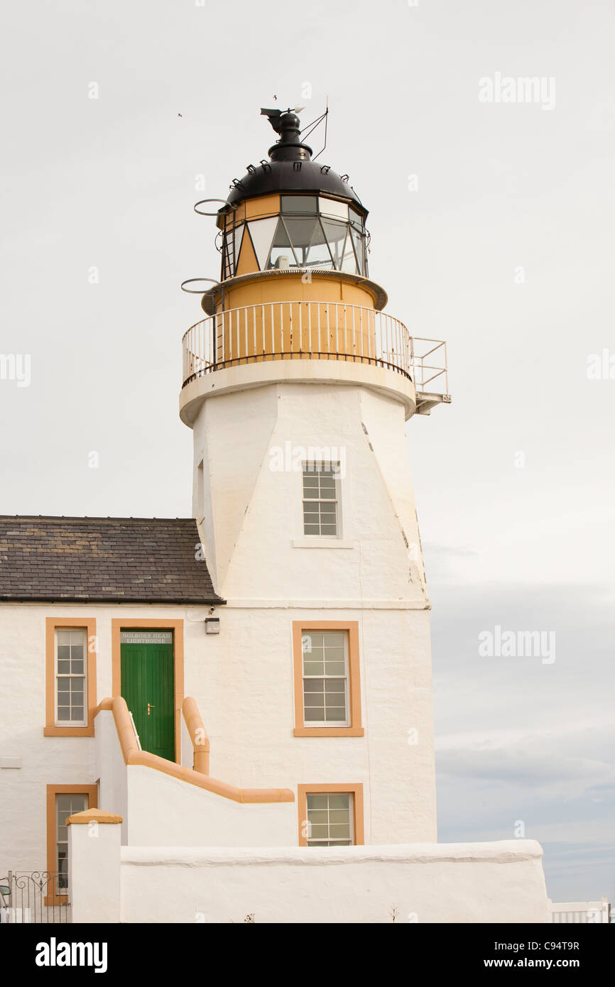 Holborn Head lighthouse at Scrabster on Scotlands north coast, UK Stock ...