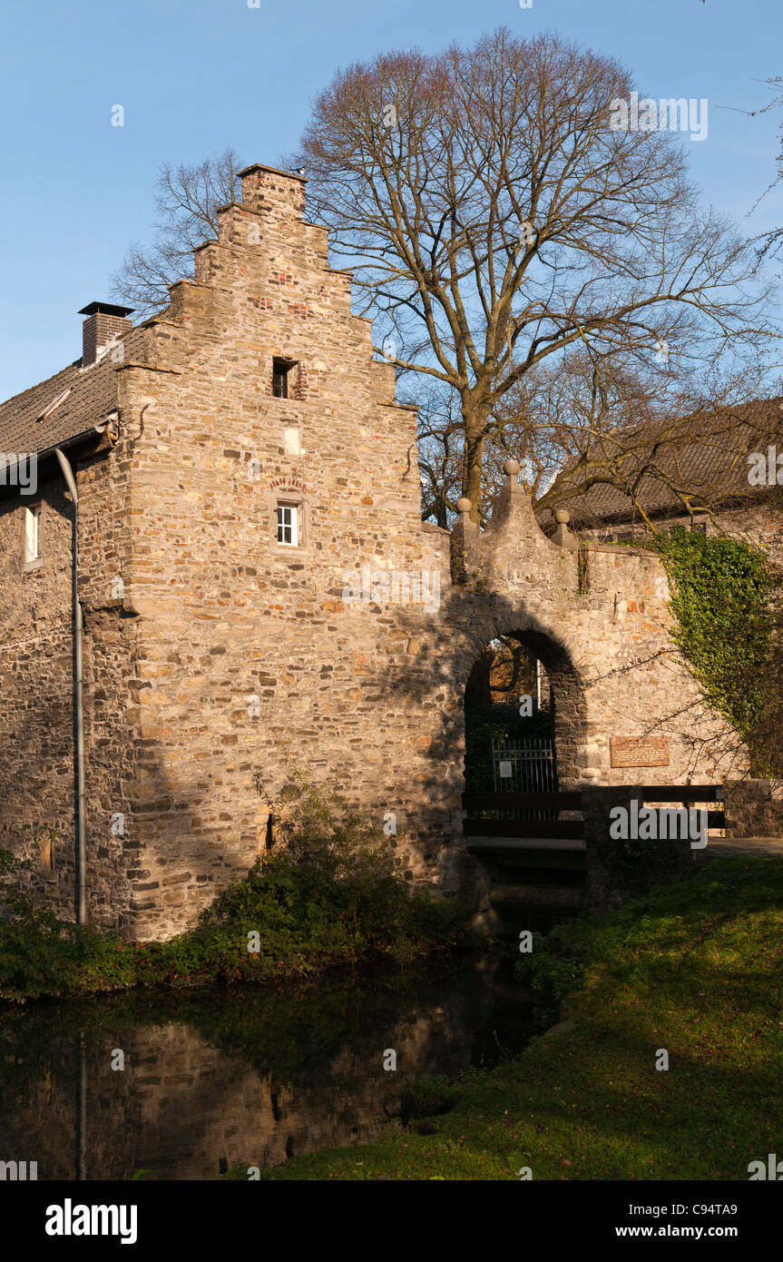 Moated Castle "Haus zum Haus" in Ratingen, near Düsseldorf, NRW ...