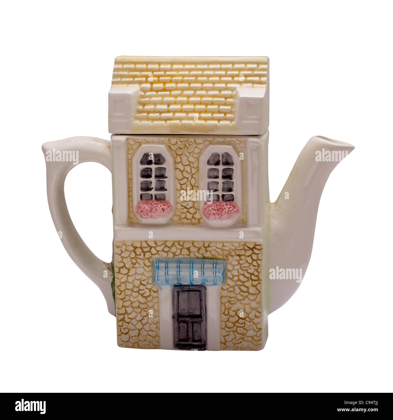 antique porcelain teapot Stock Photo - Alamy