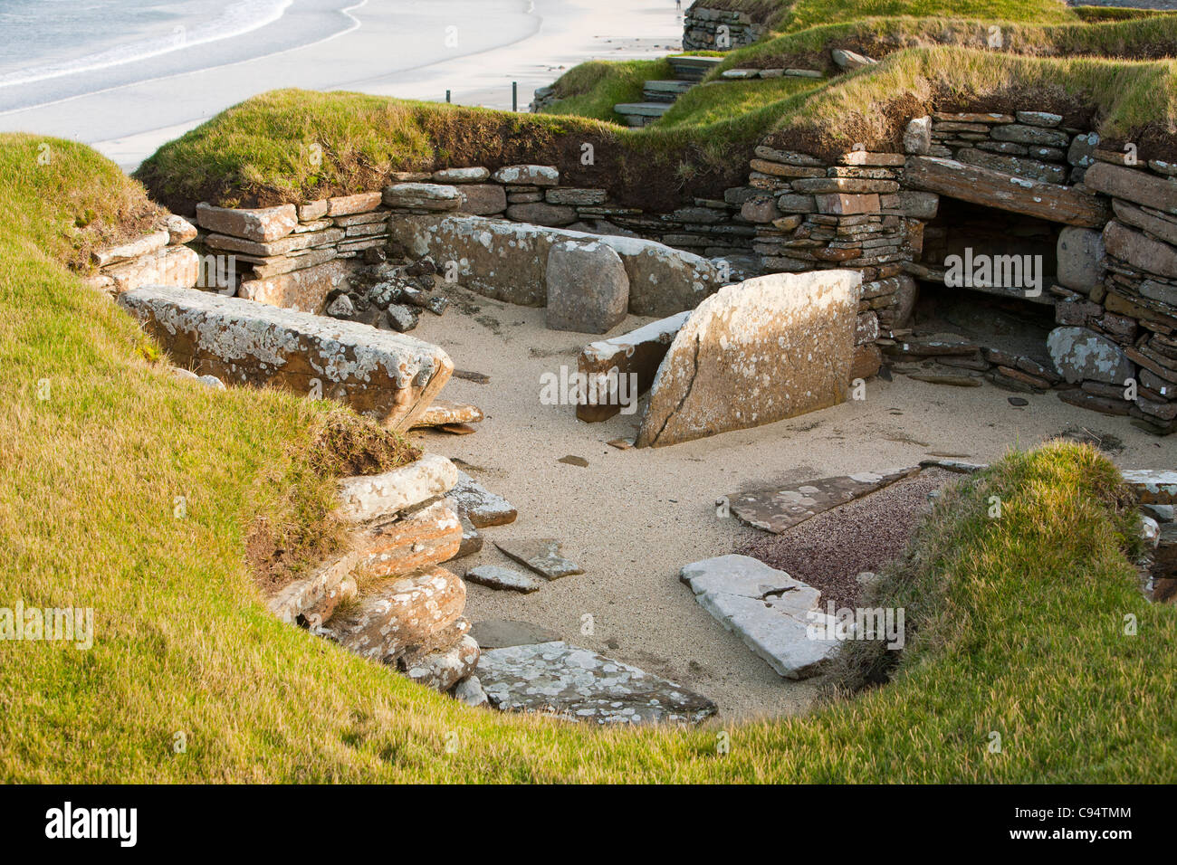 Skara brae stone age village hi-res stock photography and images - Alamy