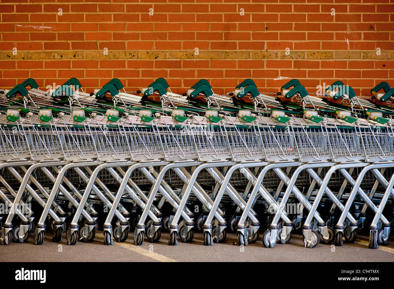 Morrisons shopping trolley hi-res stock photography and images - Alamy