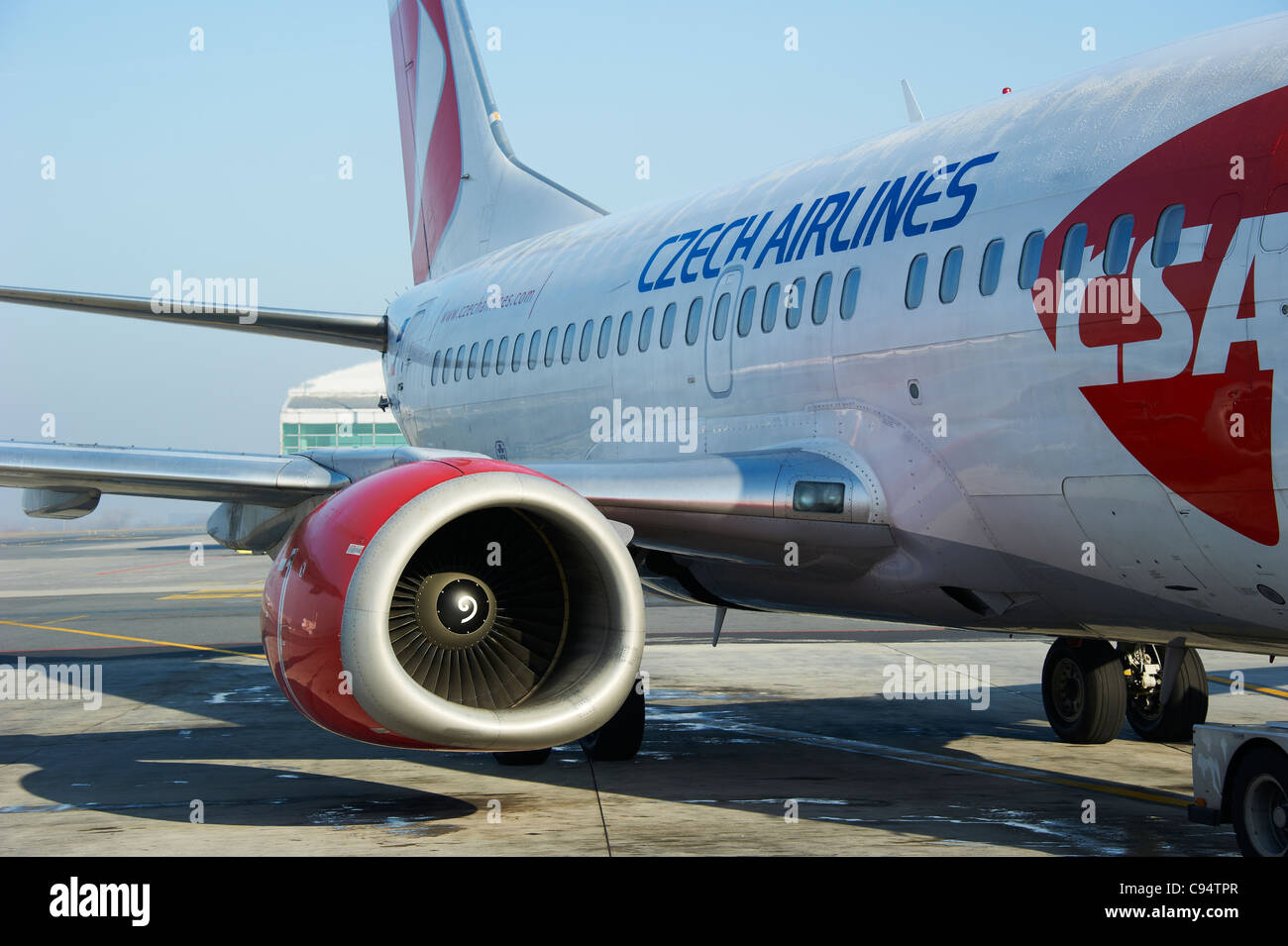 Airplanes airport prague transportation hi-res stock photography and ...
