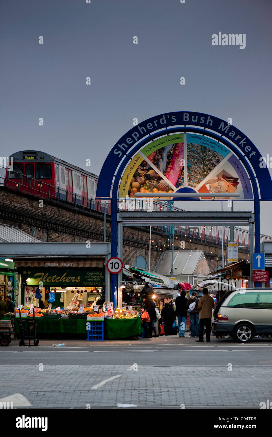 Shepherds Bush Market, W12, London, United Kingdom Stock Photo - Alamy