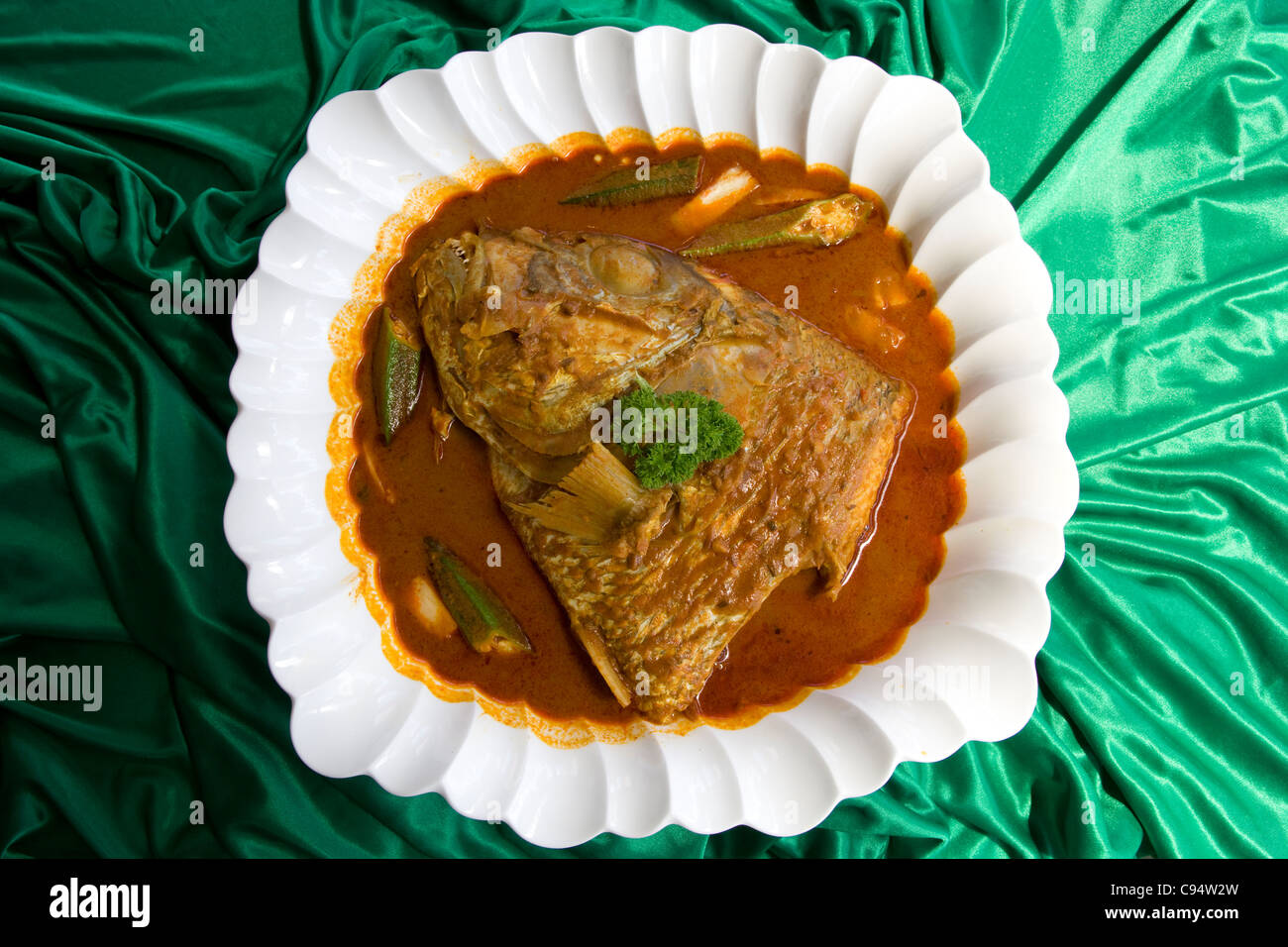 Singapore fish head curry hi-res stock photography and images - Alamy