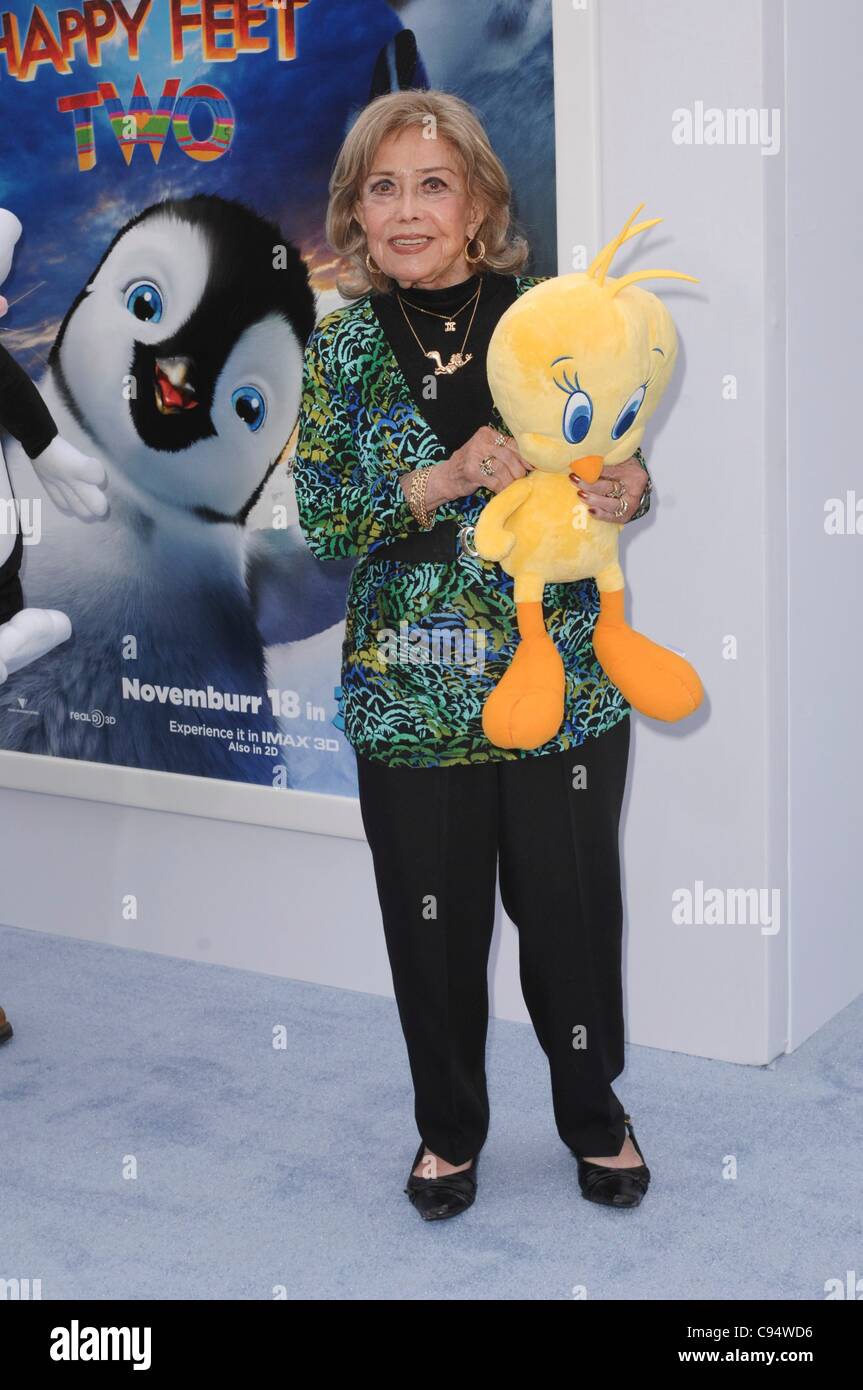 June Foray at arrivals for HAPPY FEET TWO Premiere, Grauman's Chinese ...