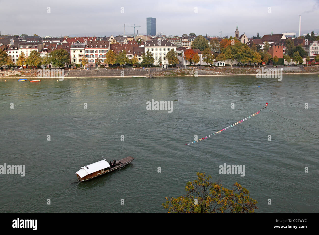 Rhine river Basel Switzerland Stock Photo - Alamy