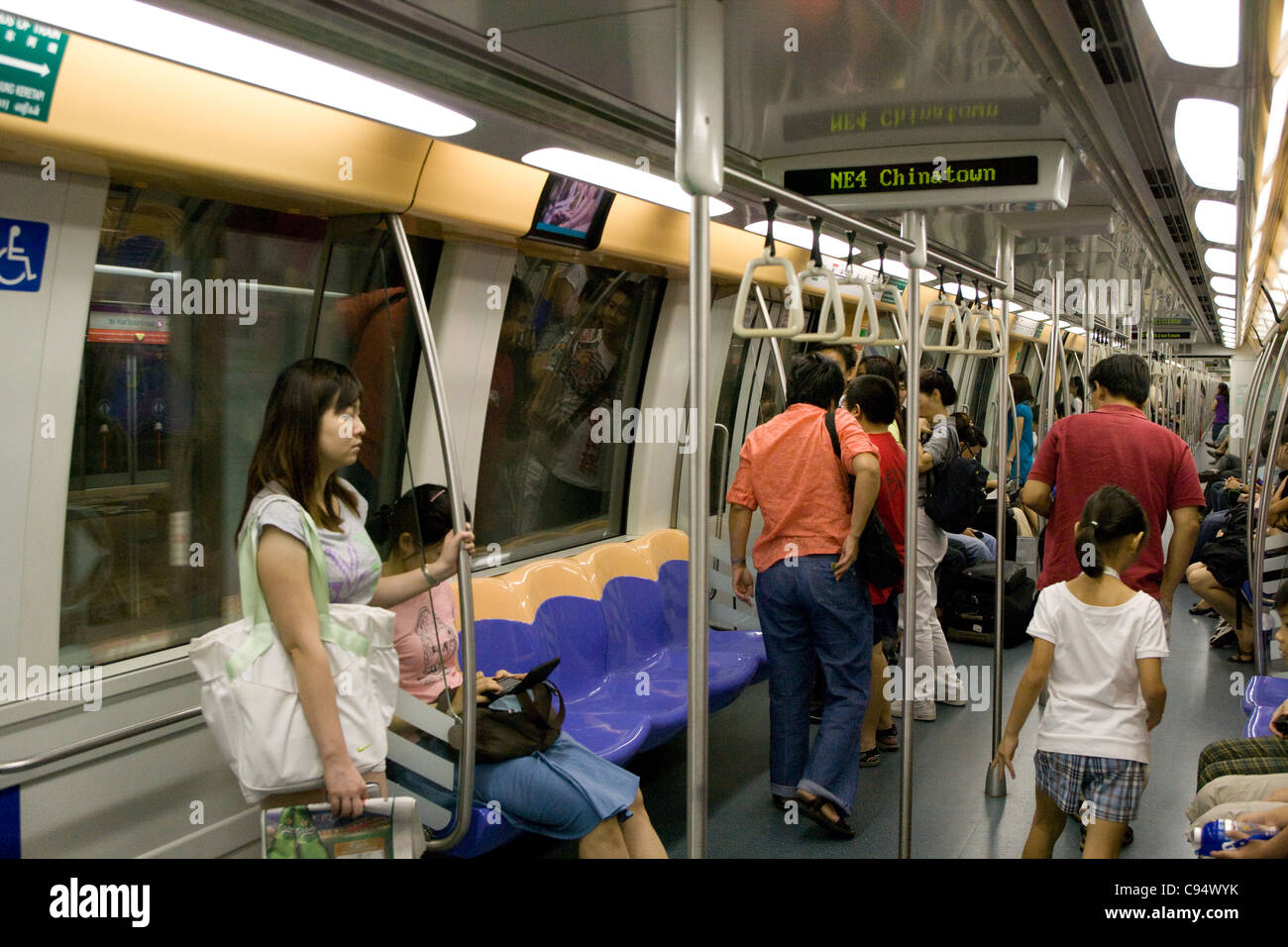 Transport: MRT [Mass Rapid Transit] Stock Photo - Alamy