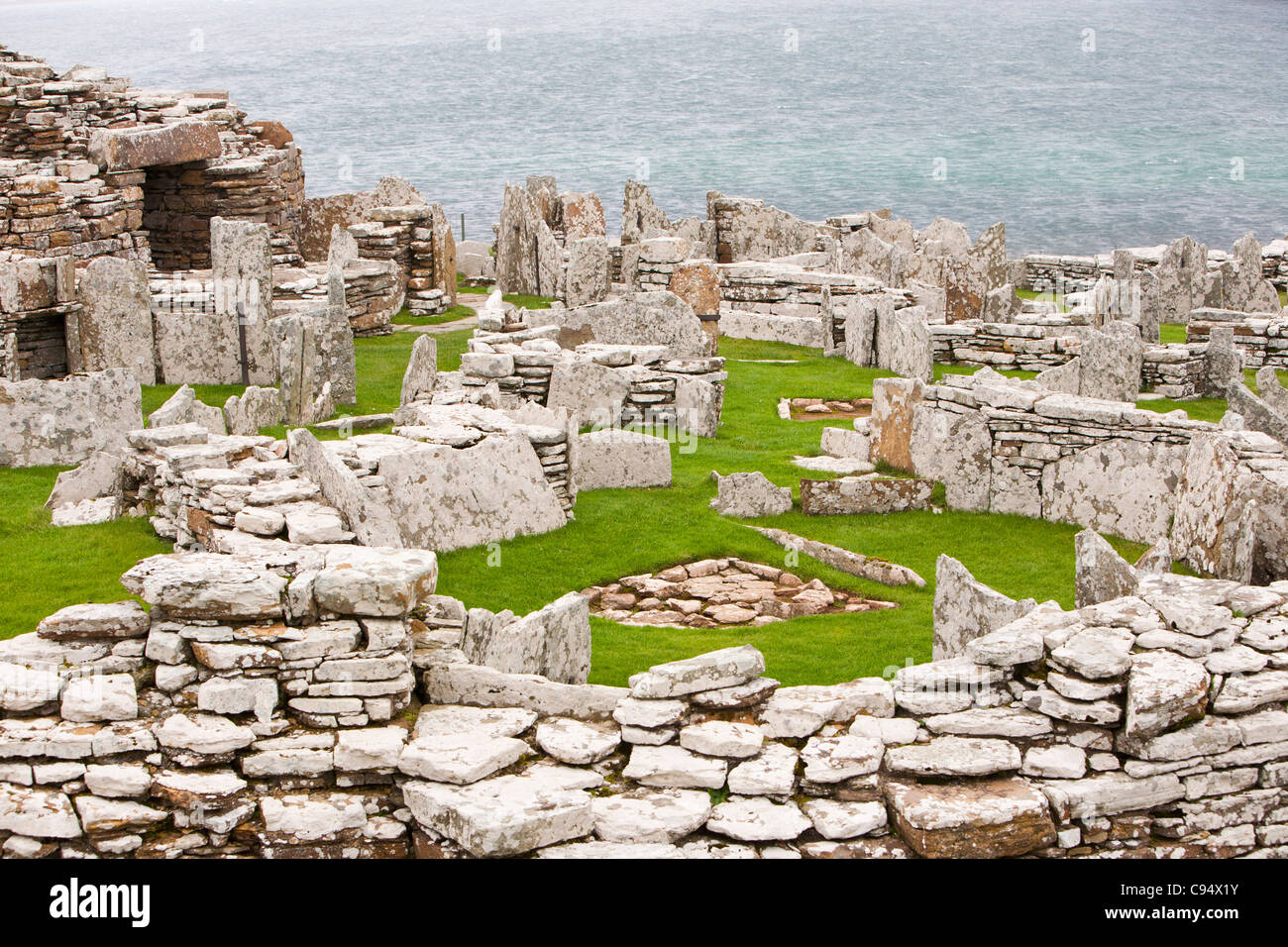 The Broch of Gurness is the best preserved Broch in Orkney, on mainland ...