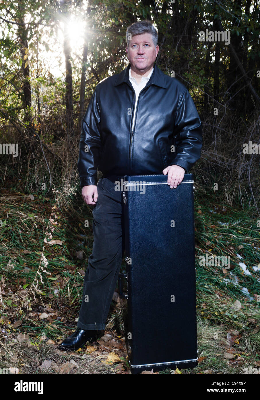 Gray guitar case hi-res stock photography and images - Alamy