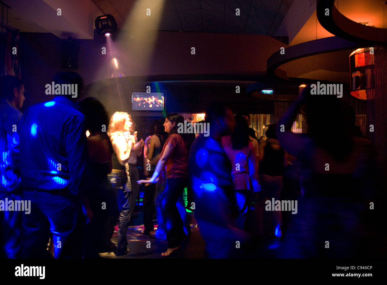 Nightclubs: Rupee Room - Clarke Quay Stock Photo - Alamy