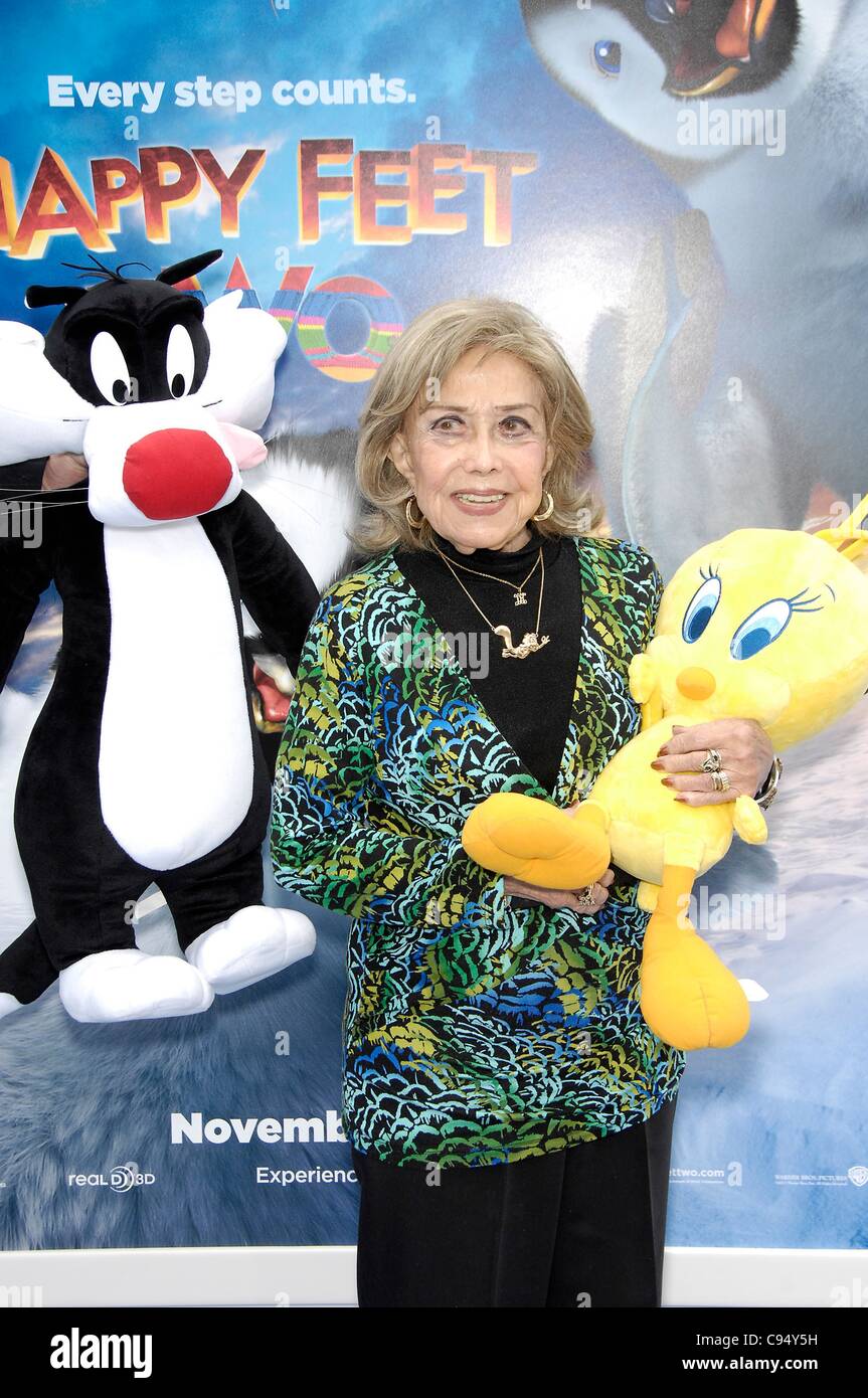 June Foray at arrivals for HAPPY FEET TWO Premiere, Grauman's Chinese ...