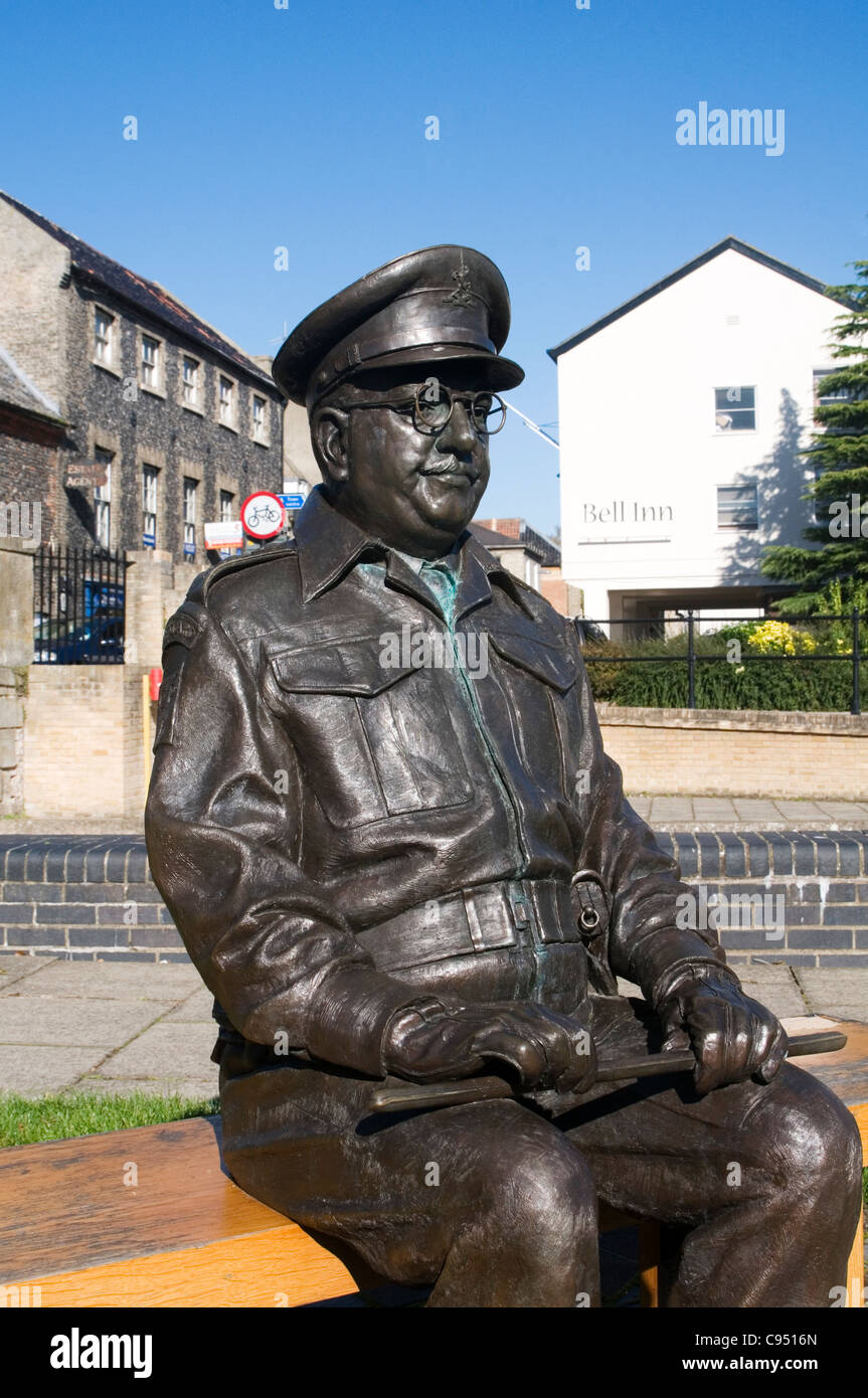 Captain George Mainwaring statue dads army thetford tourist attraction ...