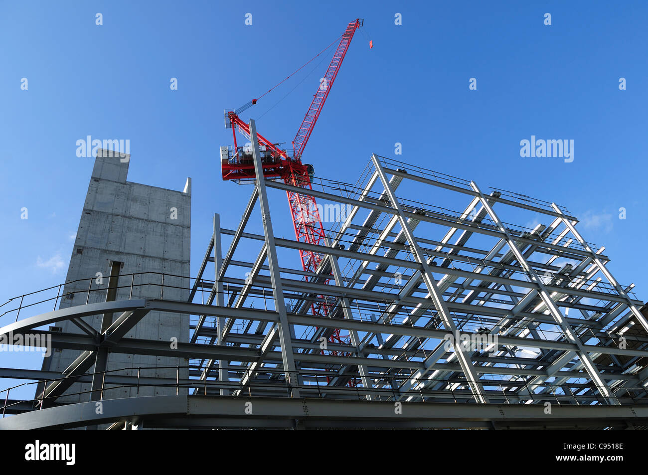 New Building Under Construction Stock Photo - Alamy