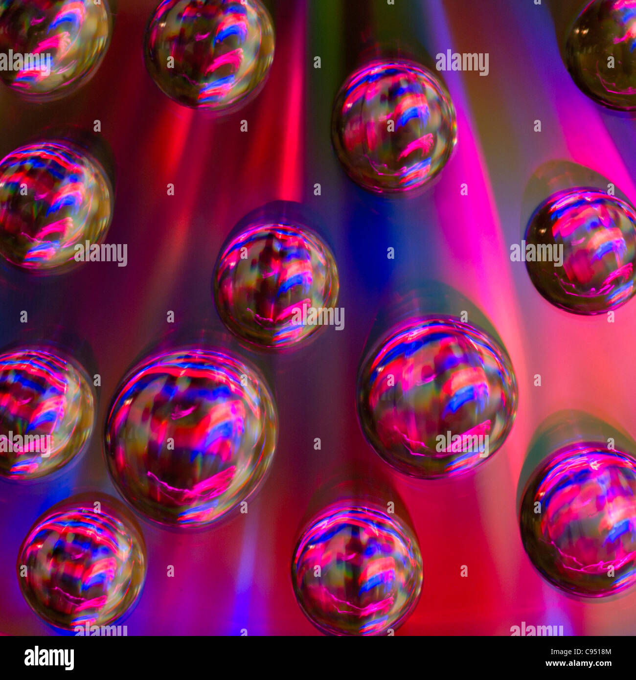 rainbow colors bubble on disc background Stock Photo - Alamy