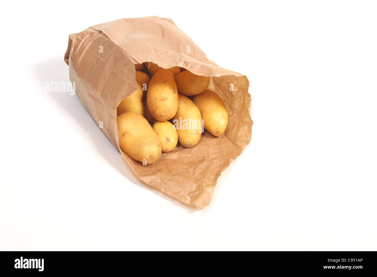 Bag of potatoes Cut Out Stock Images & Pictures - Alamy