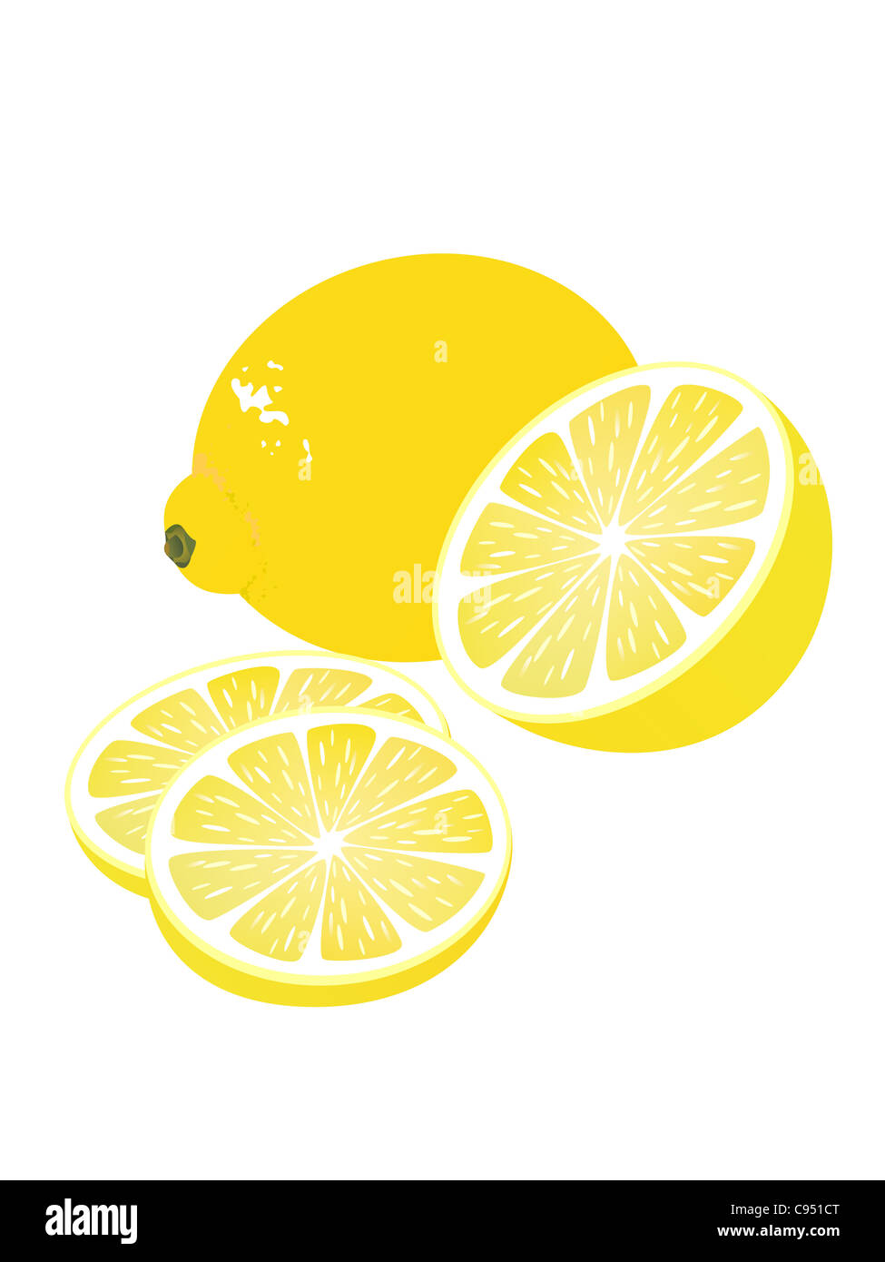 Fruit reflections Cut Out Stock Images & Pictures - Alamy