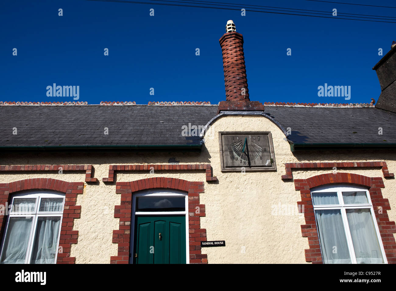 Sundial House, built in 1907, Castletownshend, Co. Cork, Ireland Stock ...