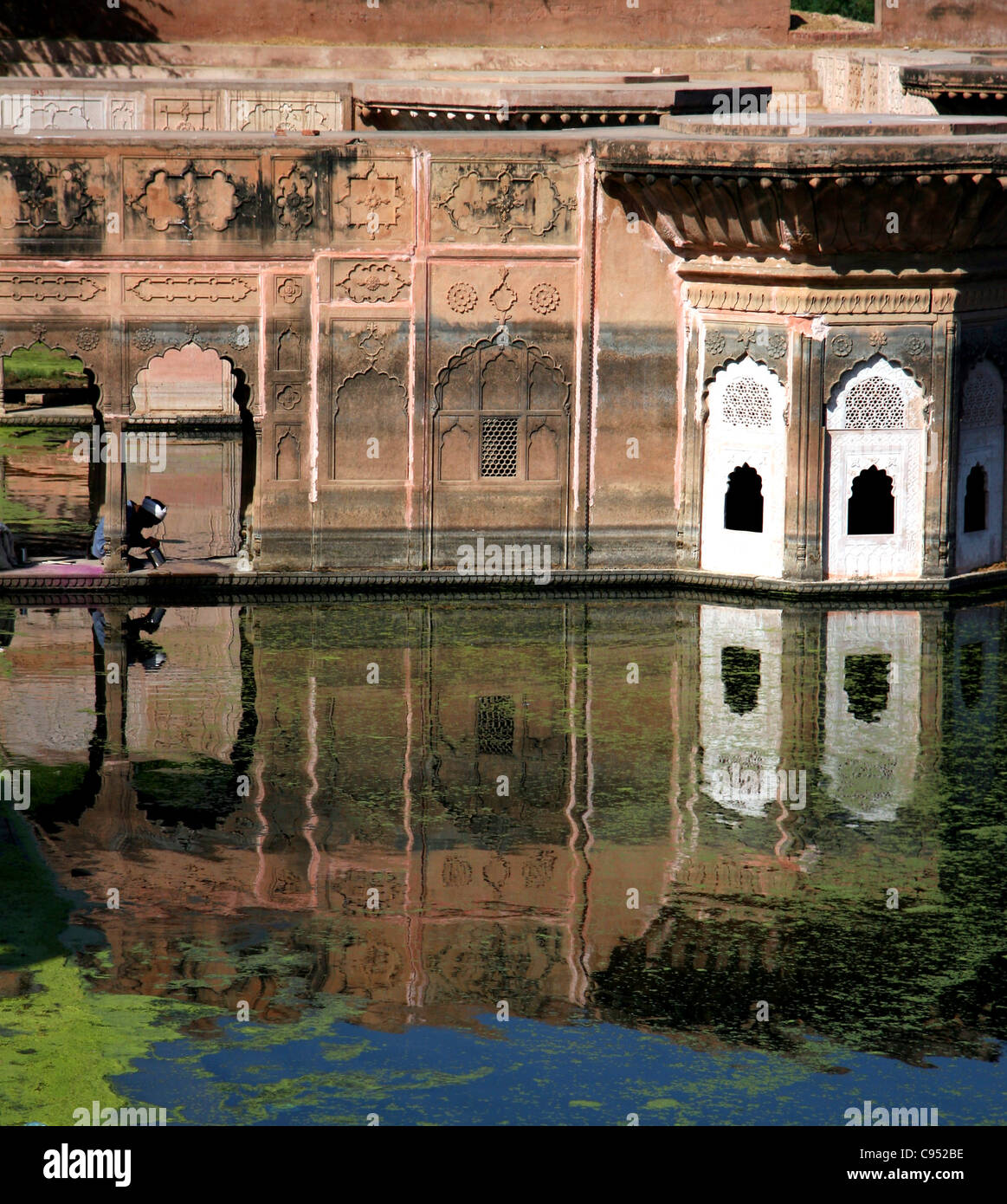 An ancient water tank near Mathura believed to be the place where Lord ...