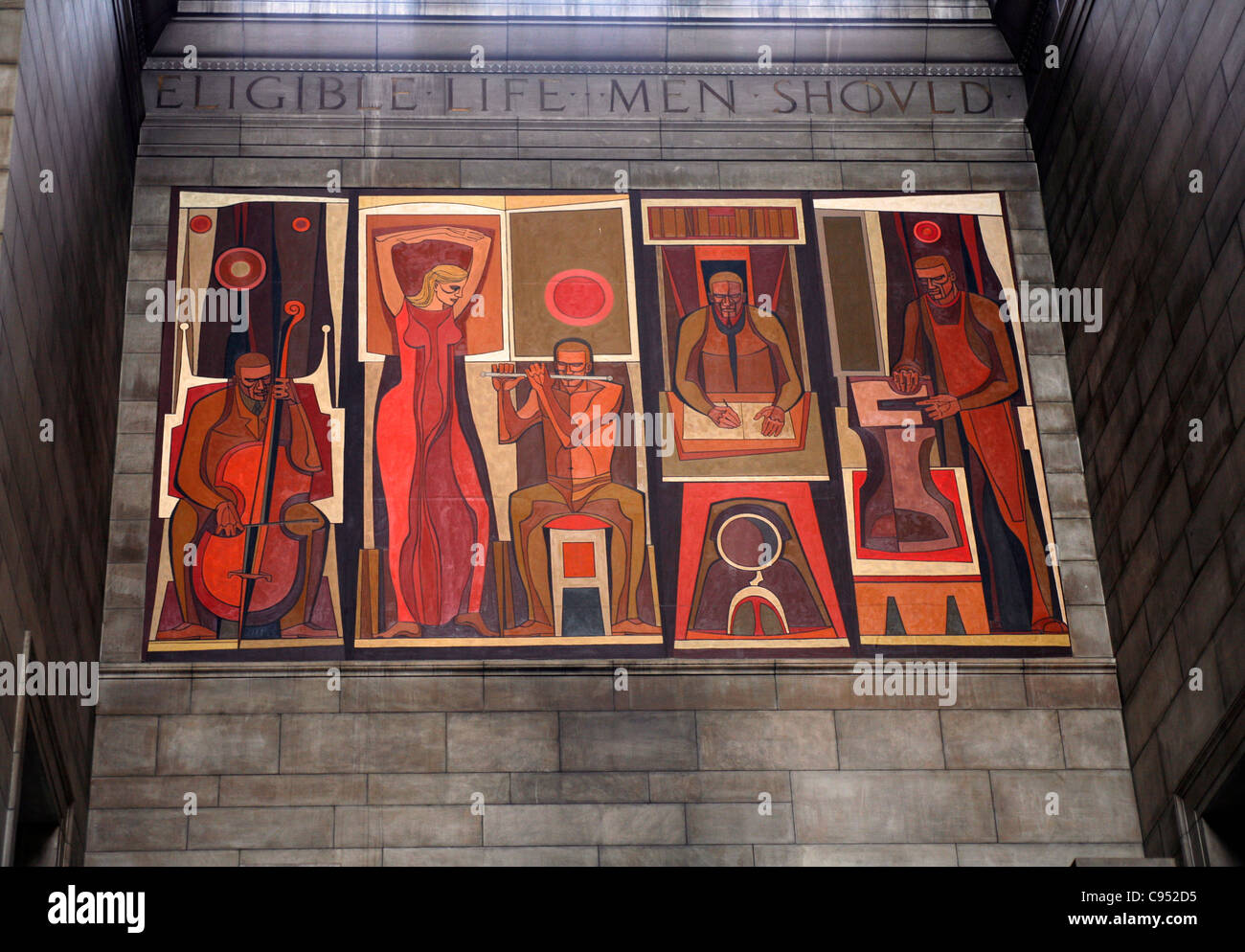 Lincoln Nebraska state capitol artwork Stock Photo - Alamy