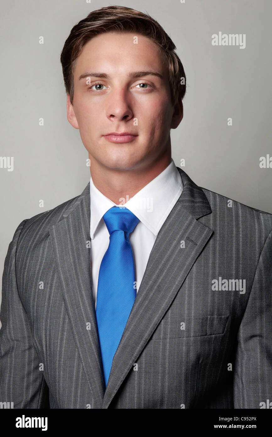 good looking man in a business suit Stock Photo - Alamy