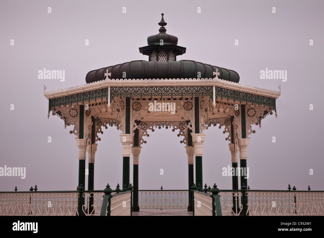 The Victorian Bandstand (recently restored), Brighton, Sussex, England ...