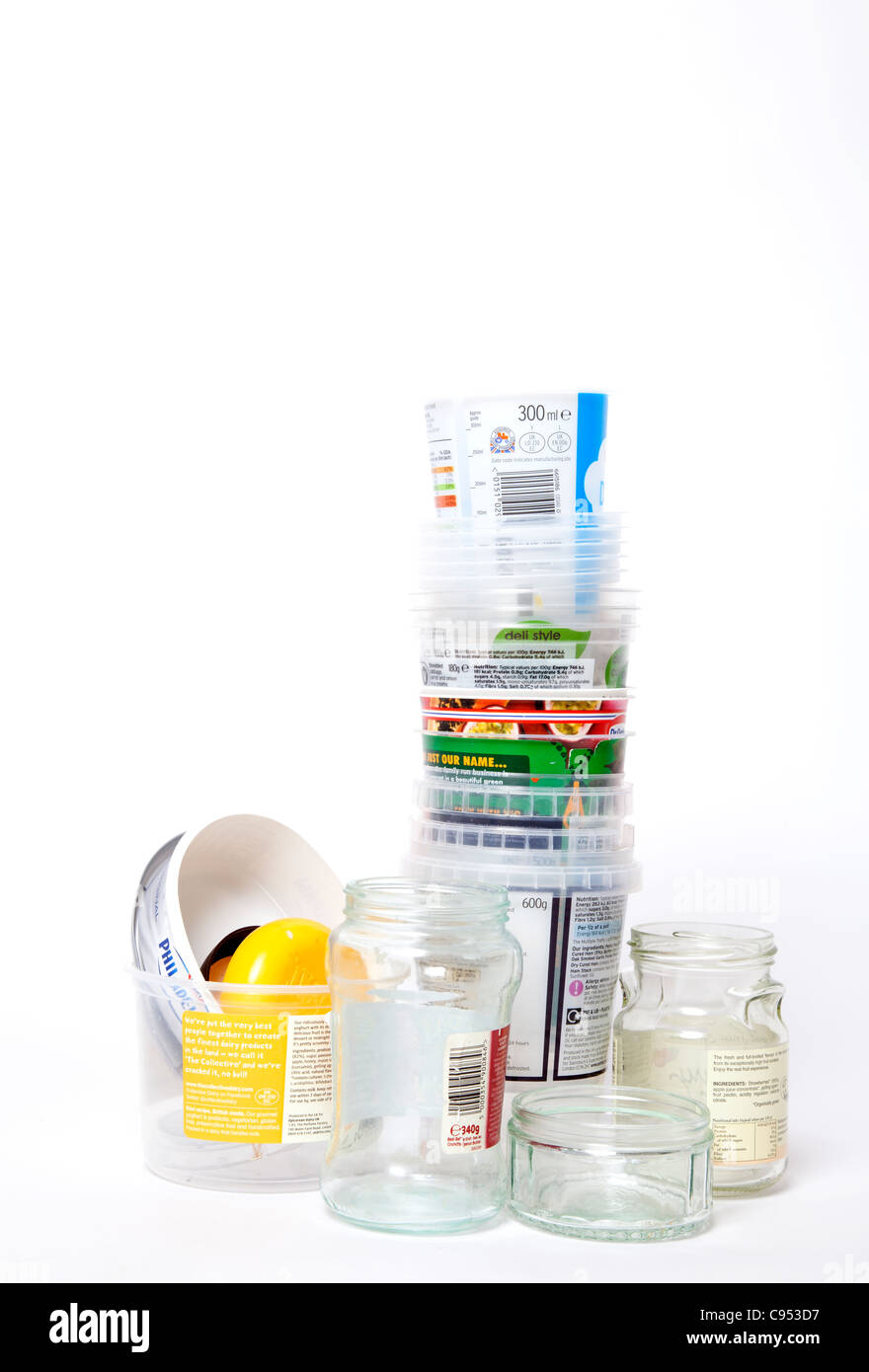 Plastic tubs for recycling hi-res stock photography and images - Alamy