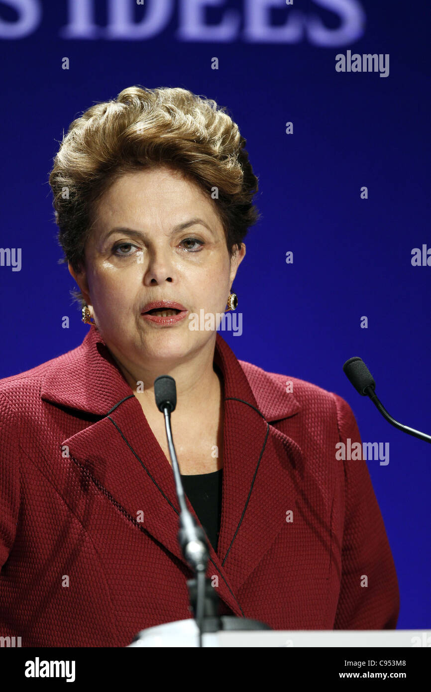 DILMA ROUSSEFF PRESIDENT OF BRAZIL 04 November 2011 PALAIS DE FESTIVAL ...